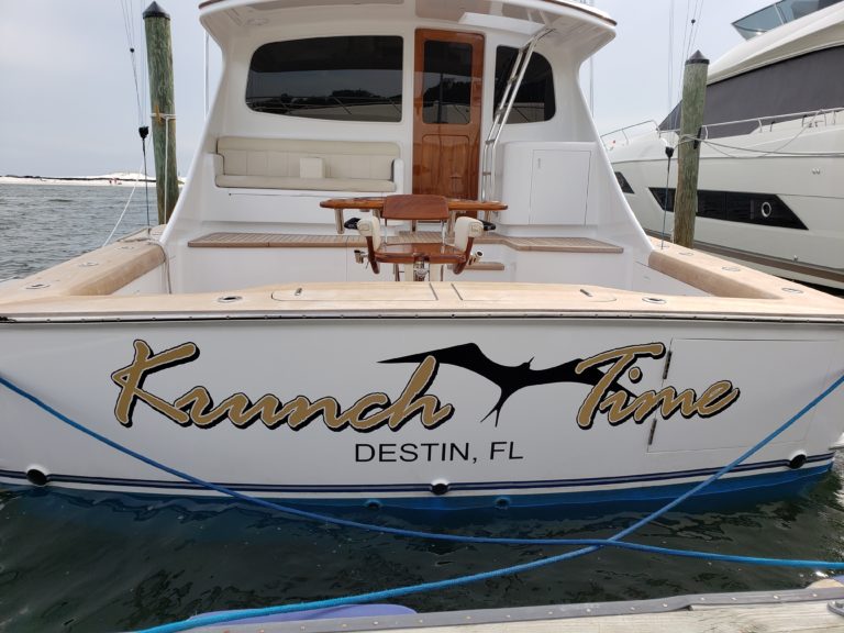 Boat Graphics DESTIN SIGN COMPANY DESTIN SIGN COMPANY